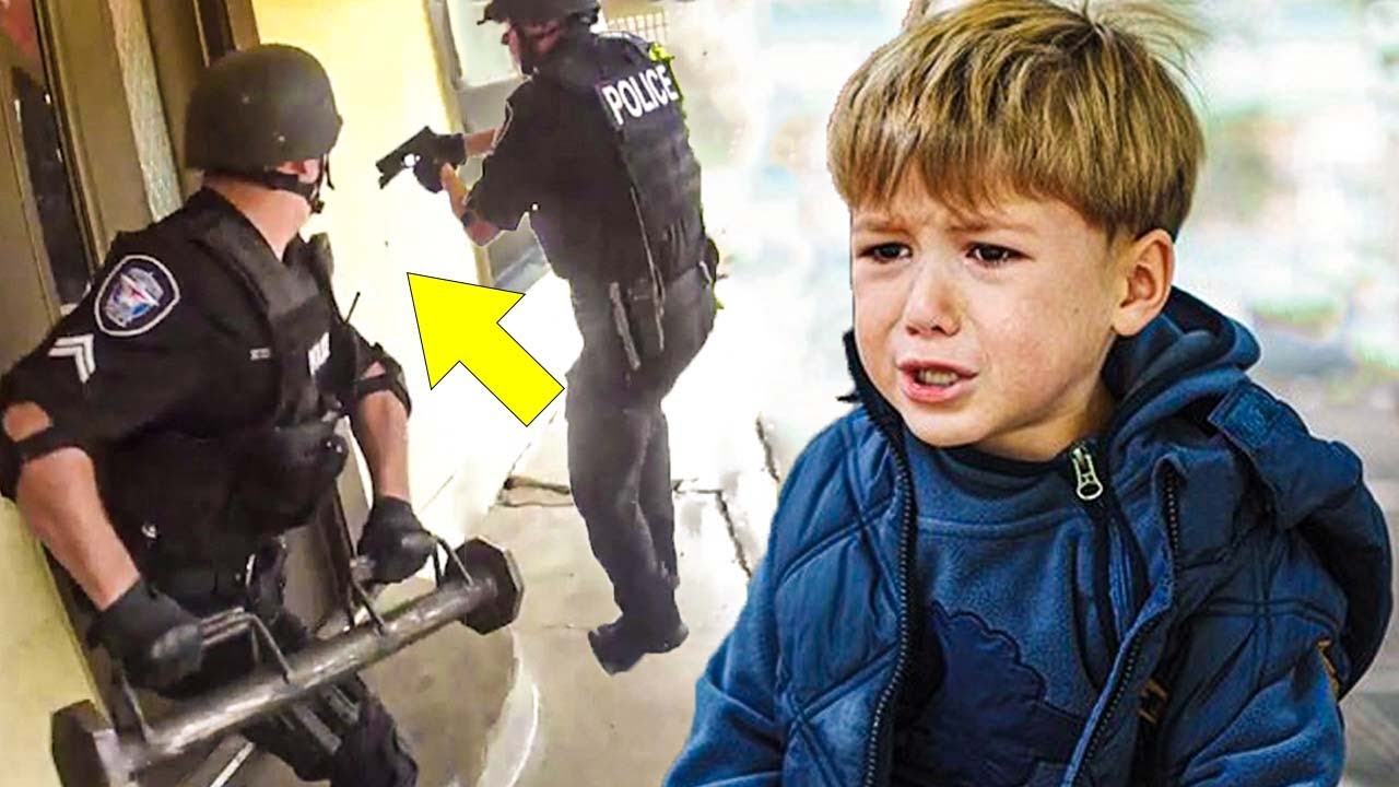 Police Break into Abandoned House and See Little Boy Crying in the ...