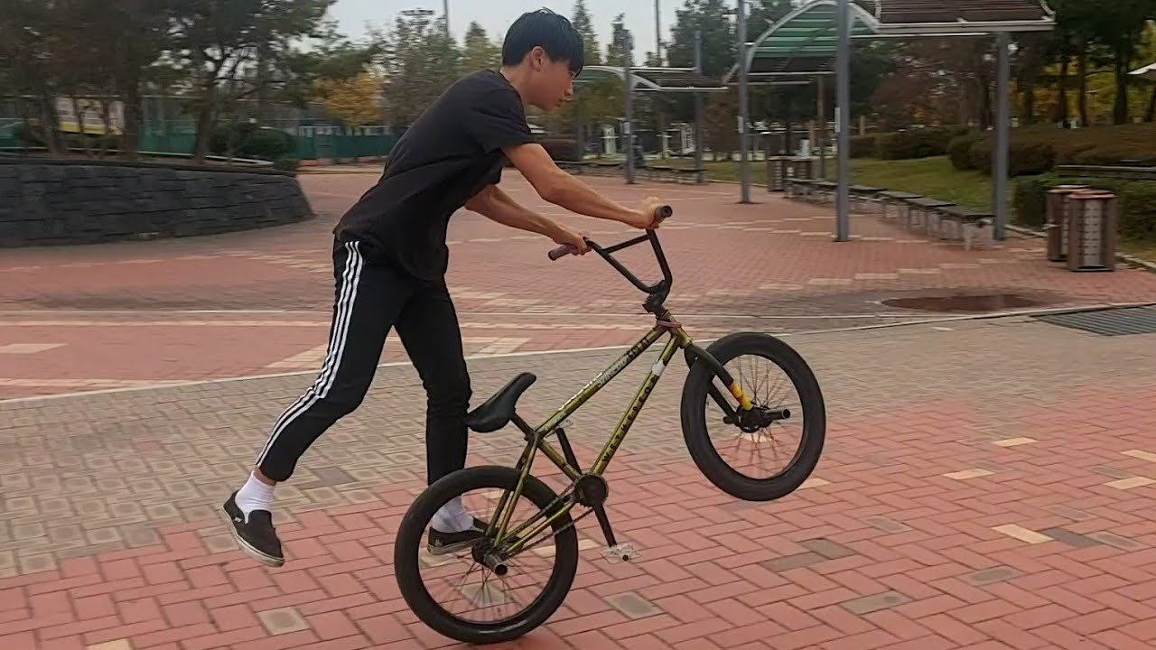 율하체육공원 BMX FGFS 픽시트릭 [현우,까리항위주 트릭] (Korea Fixed gear bike BMX FGFS ...