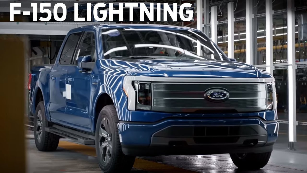 New Ford F-150 Lightning - Production Line at REVC 2022 - What do they ...