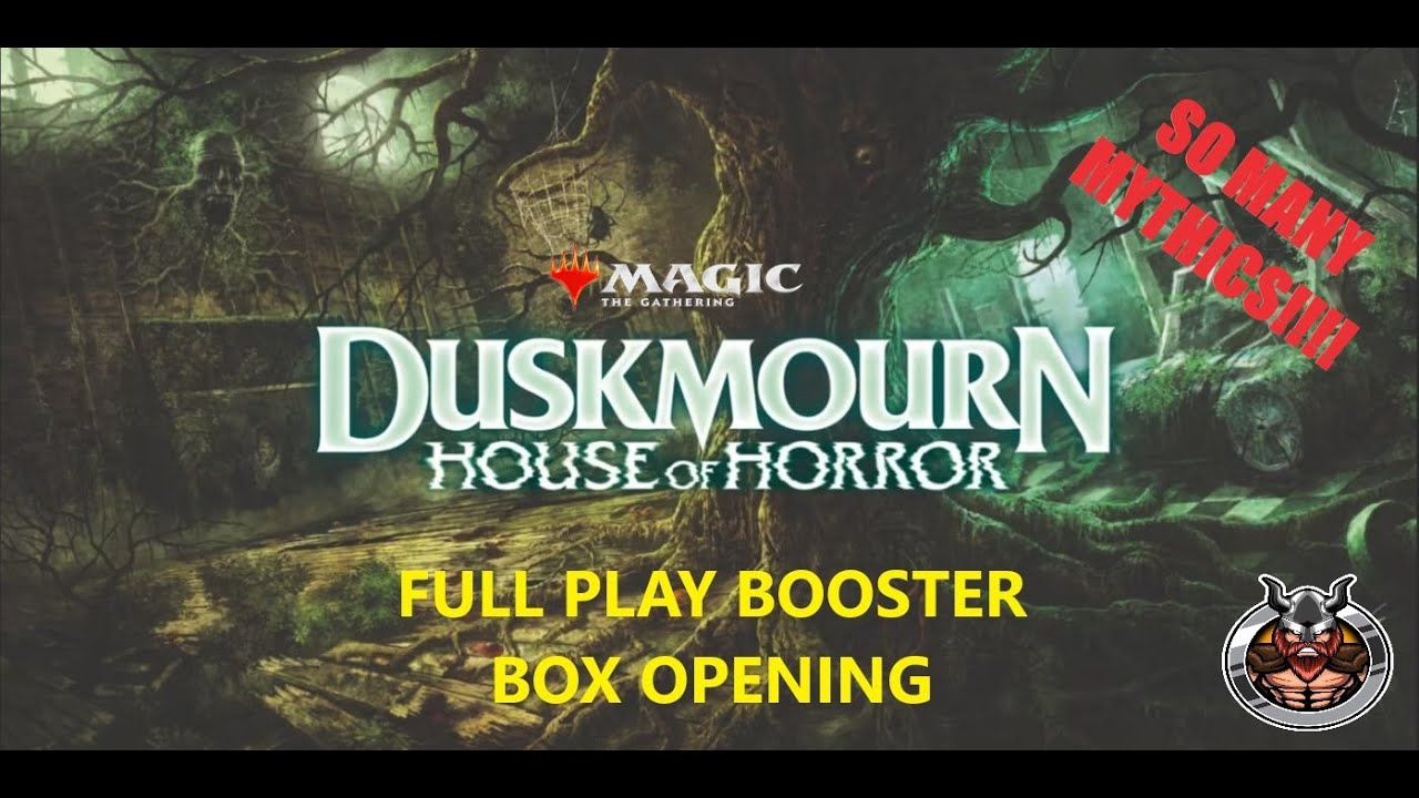 Magic the Gathering Duskmourn Play Booster box early opening: SO MANY ...