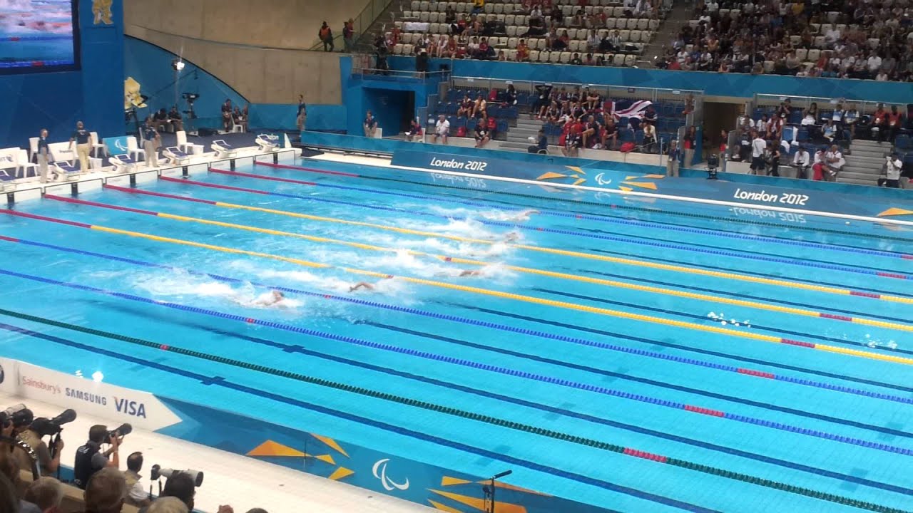 The swimming heats at The Paralympics London 2012. - YouTube