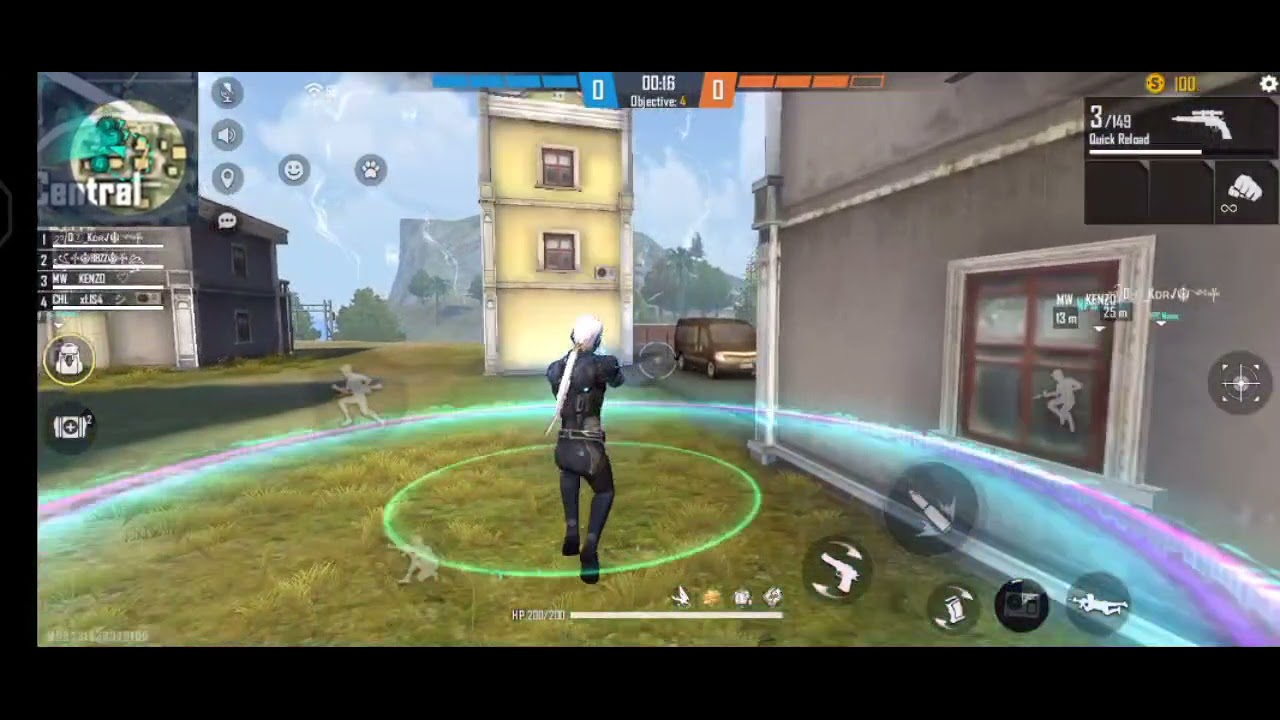 Gardena free fire player - YouTube