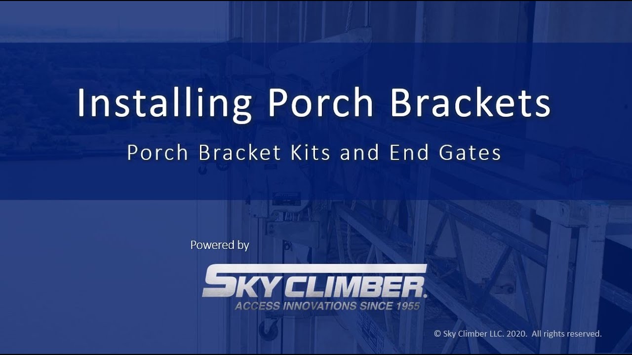 Porch Bracket Installation Video - YouTube