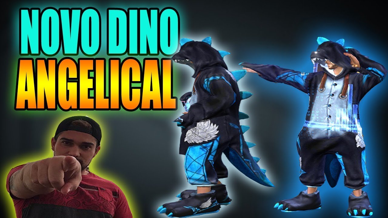 🔥NOVO DINO ANGELICAL🔥CORRE!!JOGANDO COM INSCRITOS🔴FREEFIRE AO VIVO ...