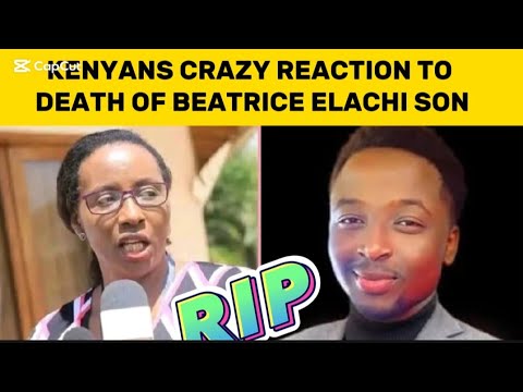 KENYANS CELEBRATING DEATH OF BEATRICE ELACHI SON . HATAWAI TUTUKANA ...
