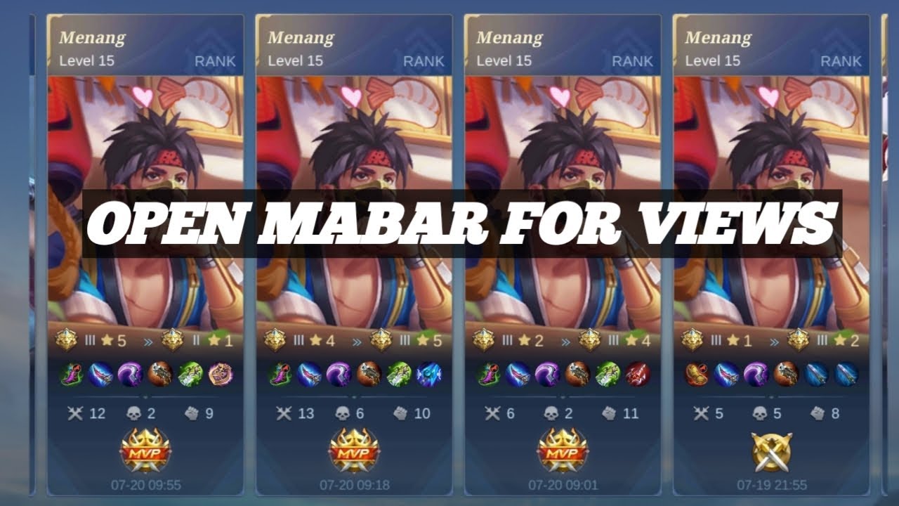 🔴Open mabar Legend Mhytic | live Mobile Legends - YouTube
