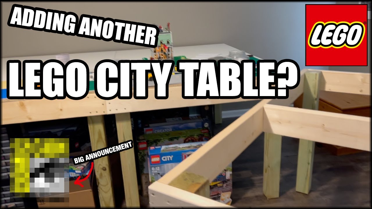 Adding ANOTHER Lego City Table? | BIG Announcement! - YouTube