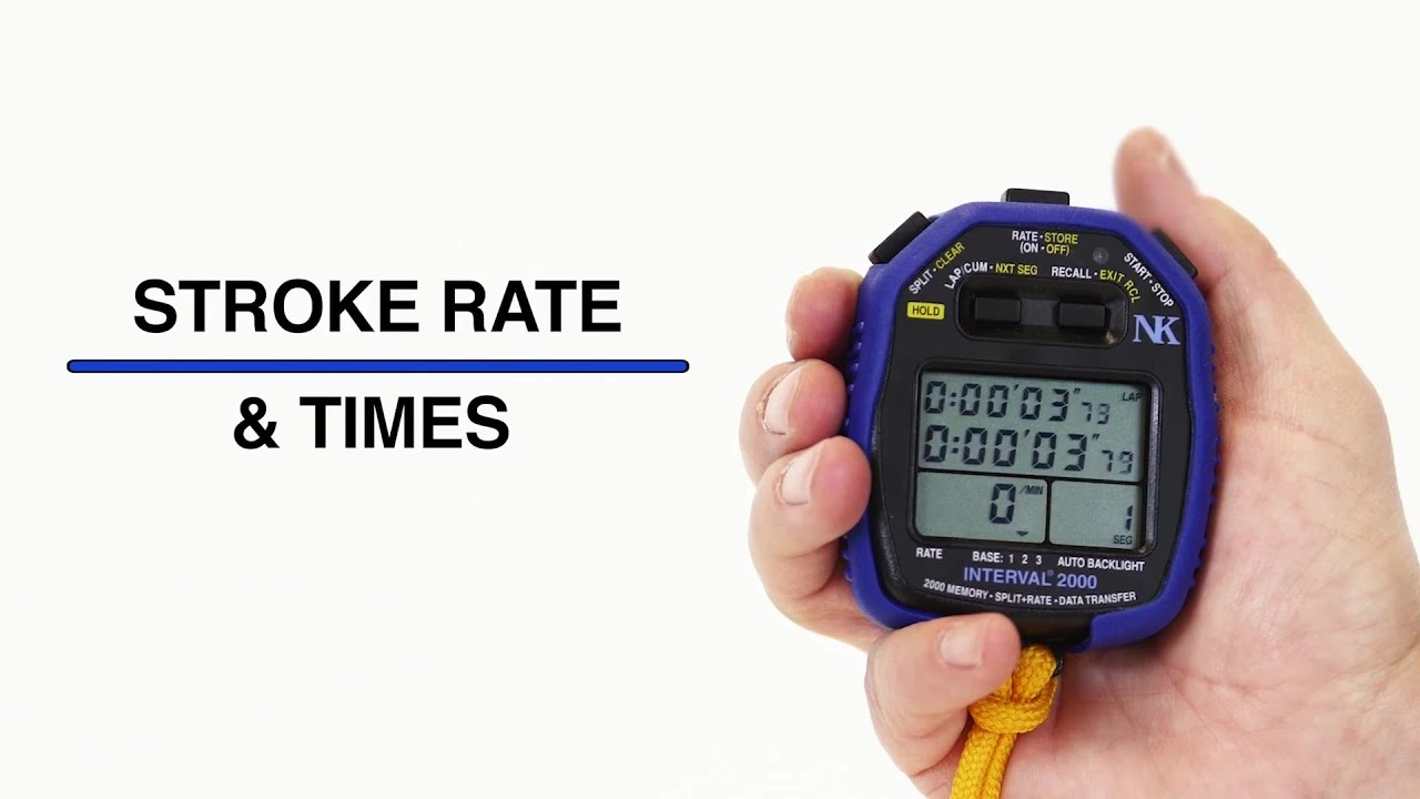 NK Interval 2000 Split Rate Watch - YouTube