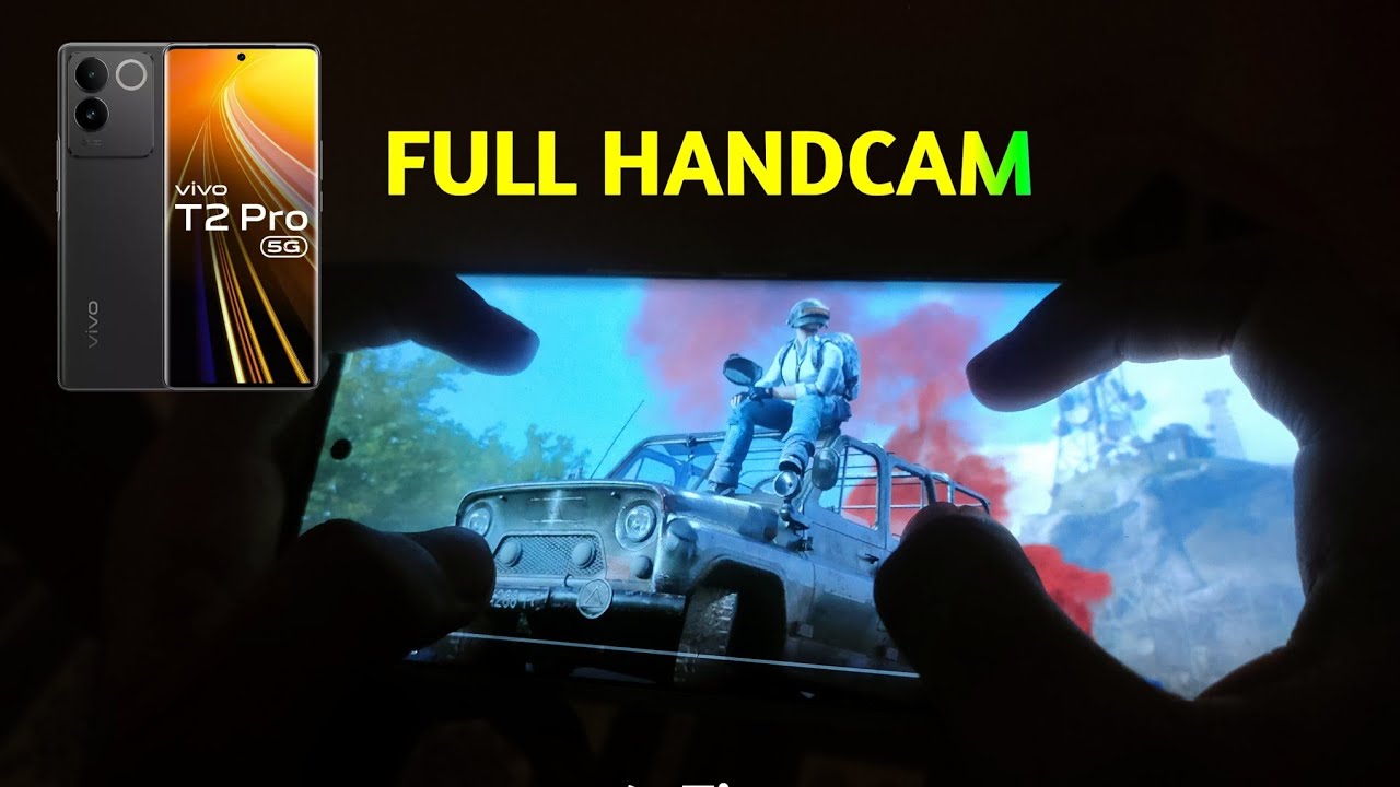Vivo T2 Pro Handcam • 4 fingerclaw + Gyroscope Handcam • BGMI / PUBG ...