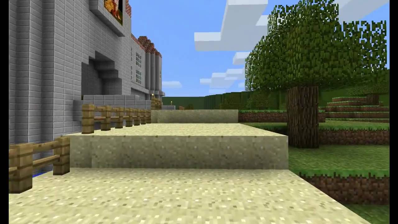 Super Minecraft 64 - Peach's Castle built in Minecraft - YouTube