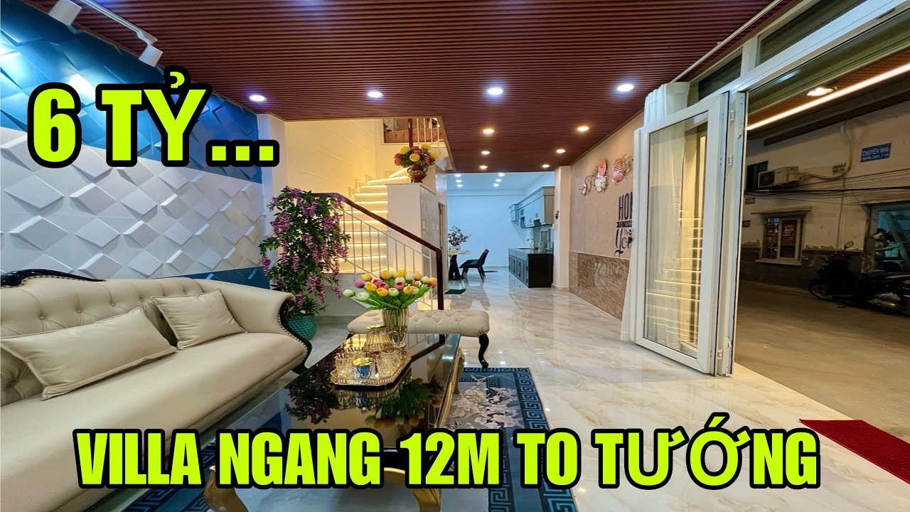 Trời ơi tin được không ? Chỉ với 6 tỷ xx có ngay căn VILLA ngang 12M to ...