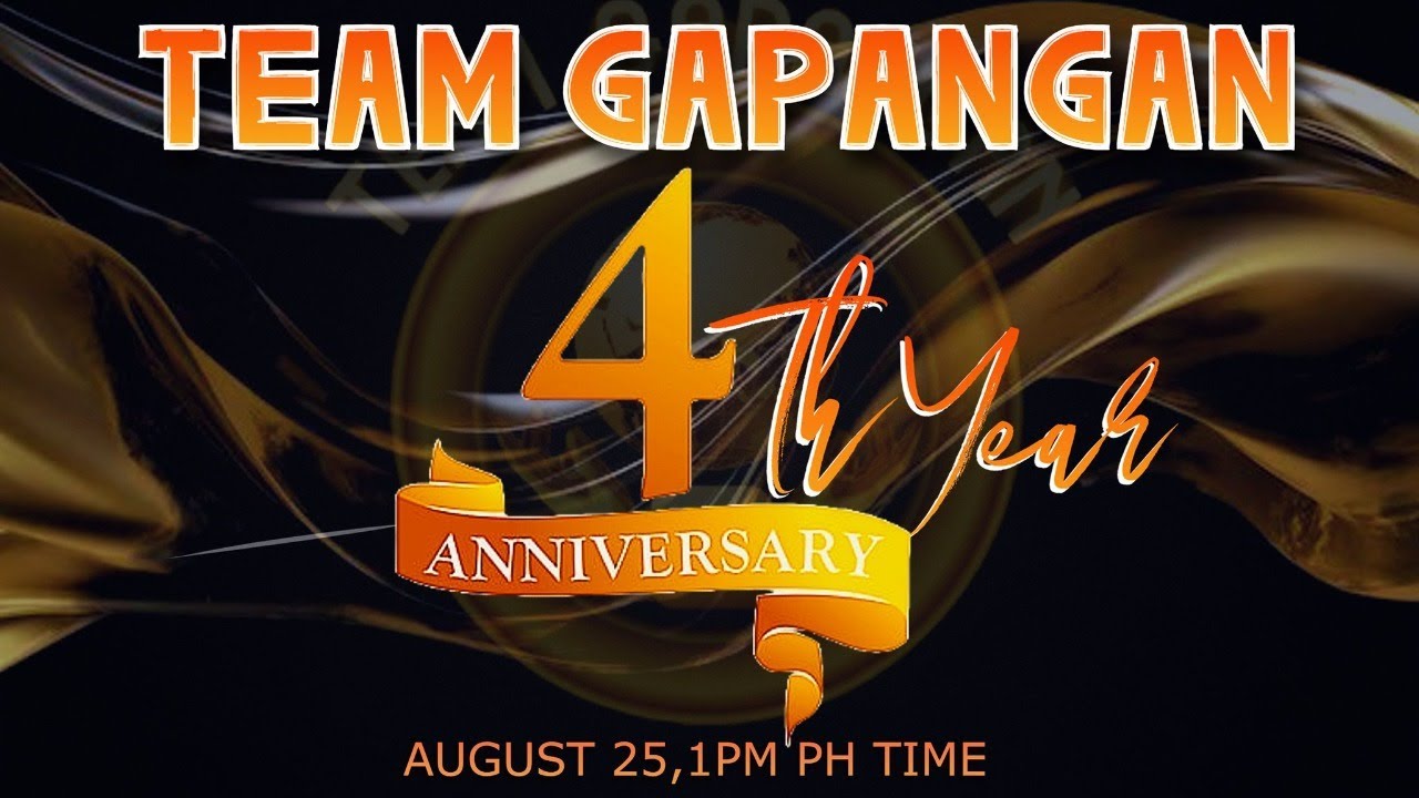 Team Gapangan 4th Year Anniversary - YouTube