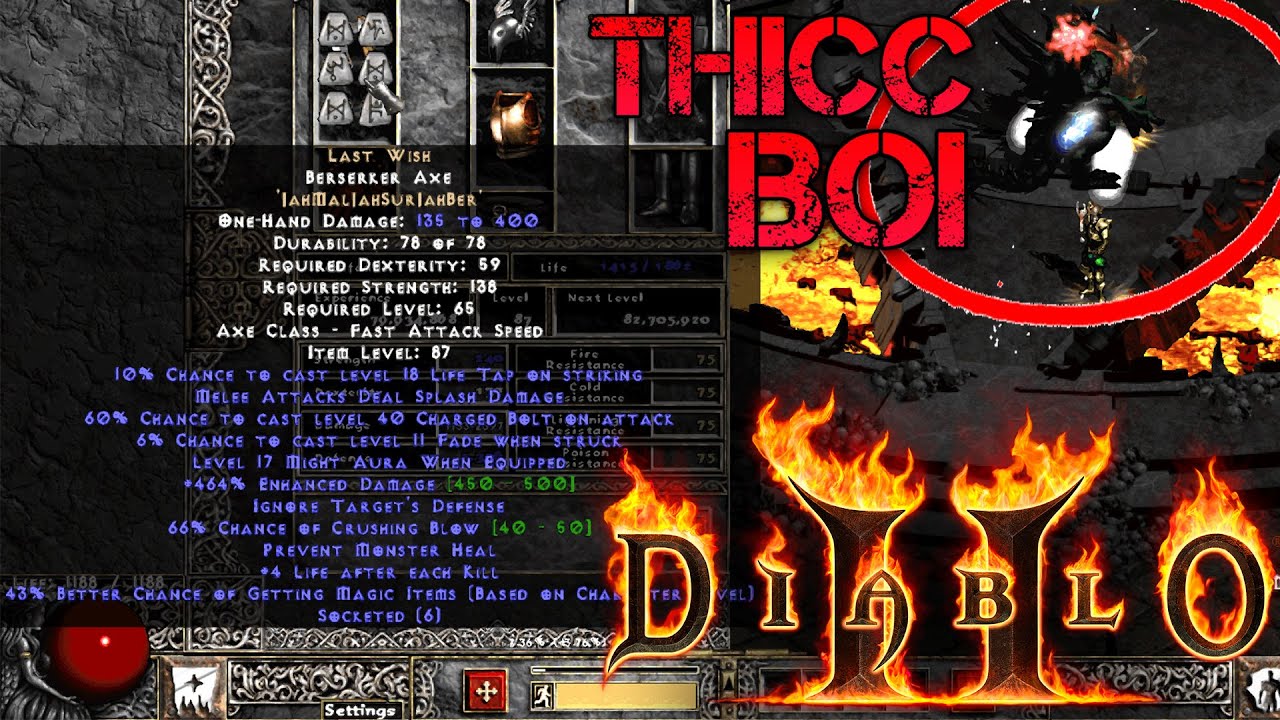 "LAST WISH" Runeword on MERCENARY - Can He SOLO DIABLO??!! - YouTube