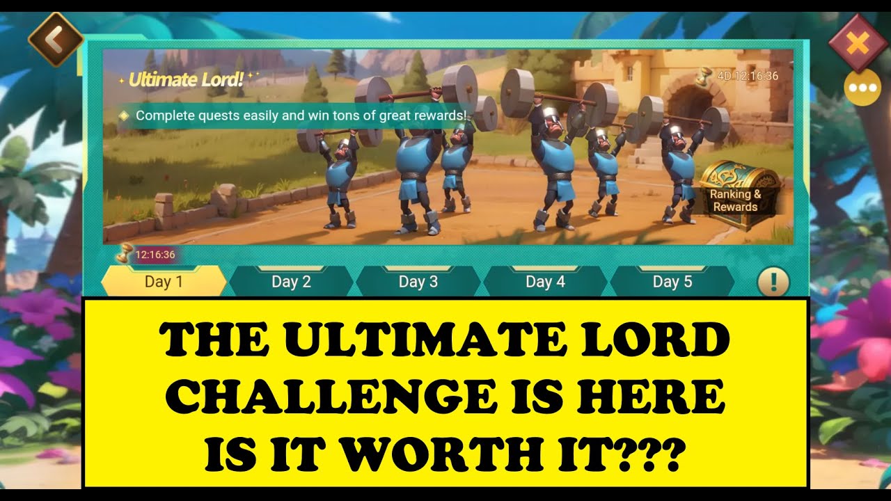 Lords Mobile - THE ULTIMATE LORD CHALLENGE - WHAT TO DO TO GET THOSE ...