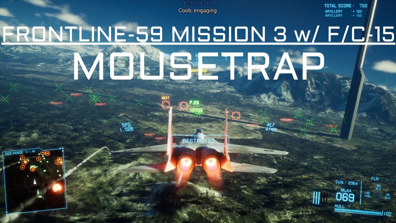 Project Wingman Frontline-59 | Mission 3: Mousetrap (Canon Plane Run ...