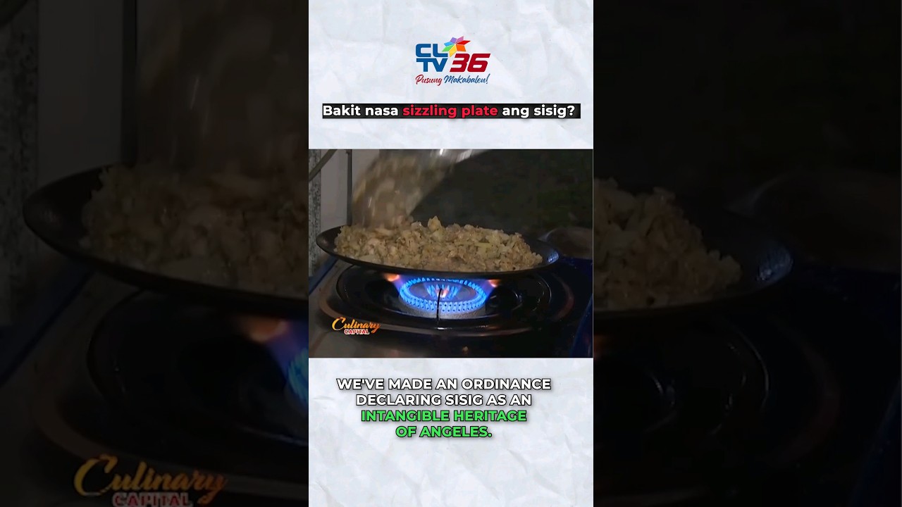 Bakit nasa sizzling plate ang sisig? #CulinaryCapital # ...