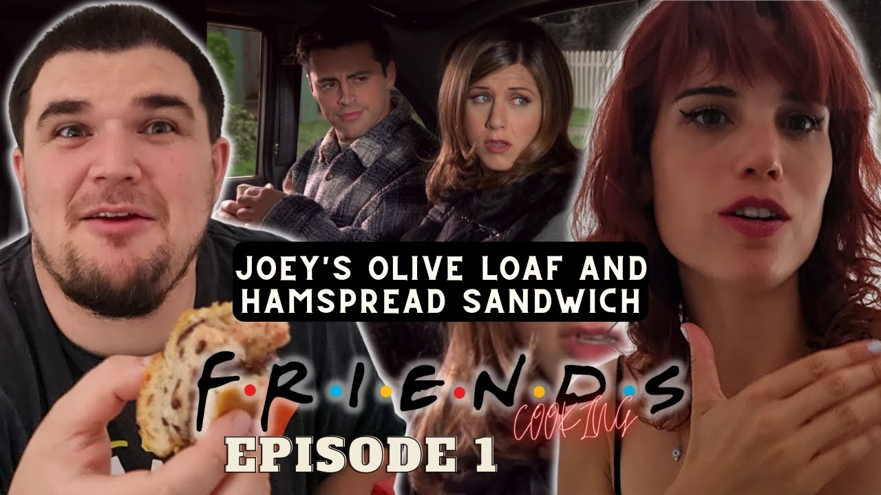 FRIENDS Cooking Episode 1 - JOEY'S OLIVE LOAF AND HAMSPREAD SANDWICH ...
