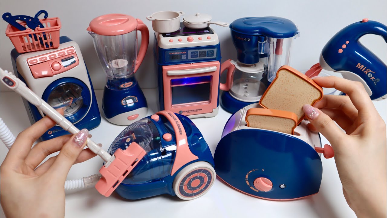 Toy asmr 🍳 Automatic Kitchen Playset ASMR Satisfying with Unboxing ...