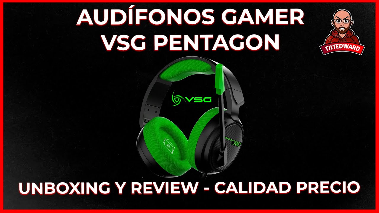 LOS MEJORES AUDÍFONOS GAMER -VSG PENTAGON - CALIDAD PRECIO - YouTube