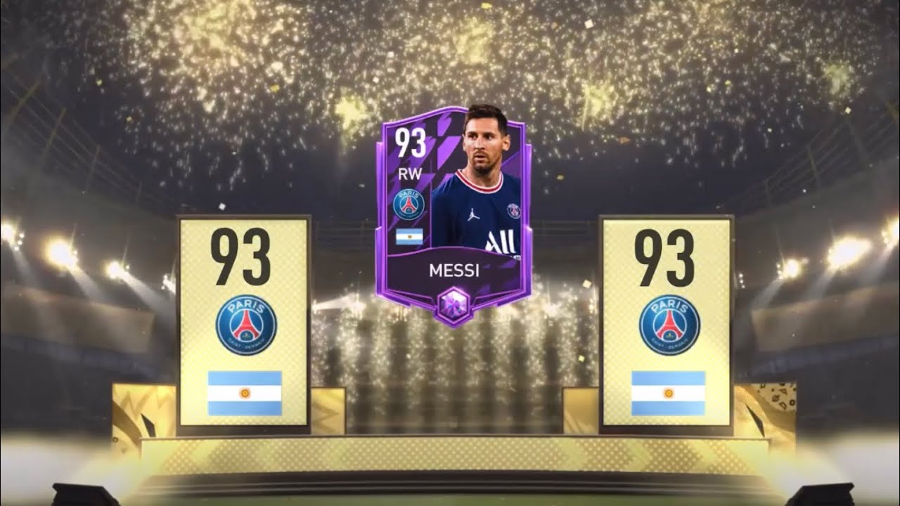I PACKED MESSI IN FIFA MOBILE 22!! - YouTube