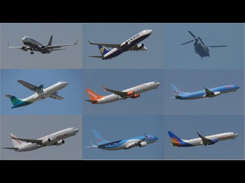 Sunny Plane Spotting at East Midlands Airport (Incl: RAF Chinook ...