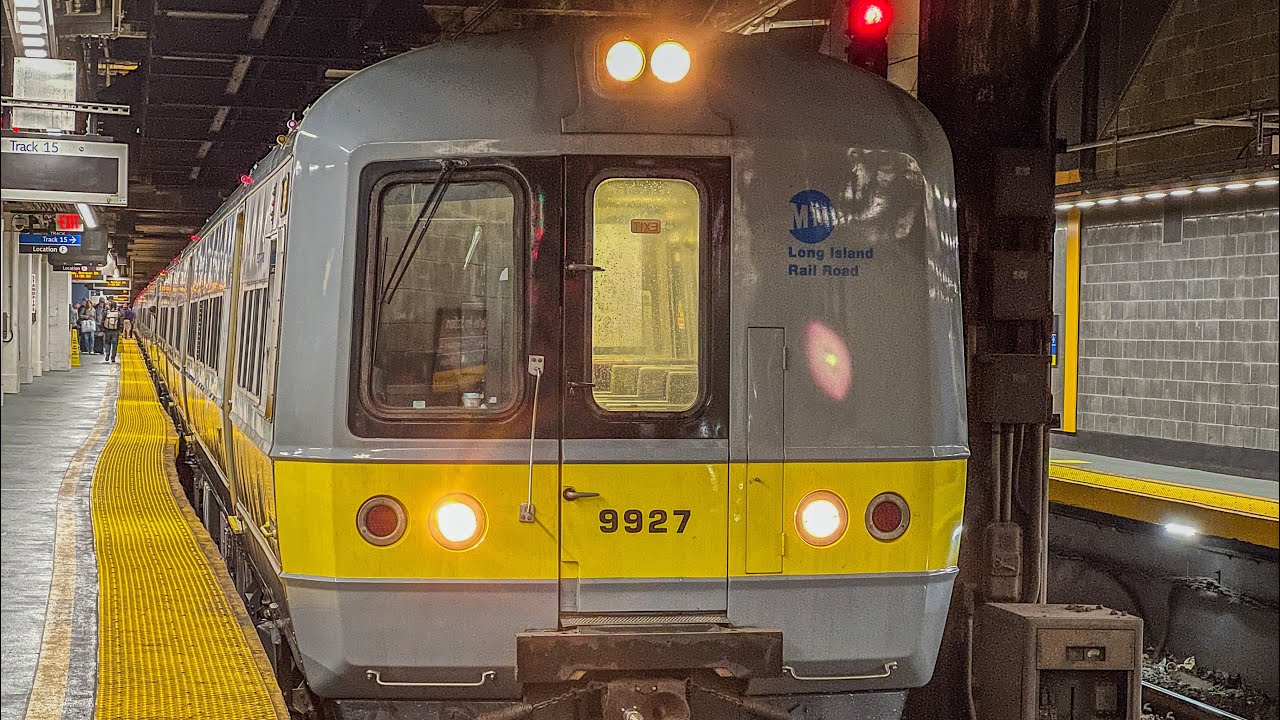 LIRR M3 departing Penn Station for West Side Yard - YouTube