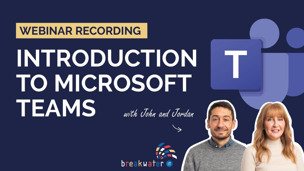 Introduction to Microsoft Teams (Webinar) - YouTube