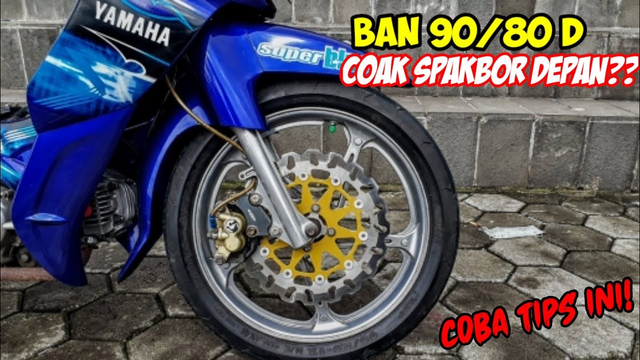 TIPS PASANG BAN DEPAN UKURAN 90/80‼️JUPITER Z KOMOROD STYLE‼️ - YouTube