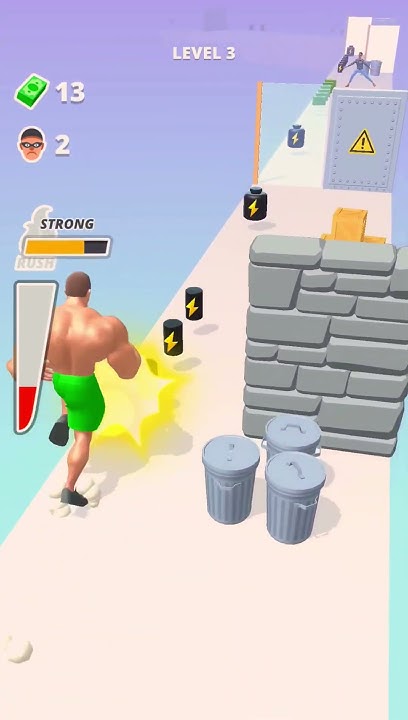 Muscle💪 Man running 🤣🤣 || Bodybuilder Runner 🤣🤣 | Hyper casual games ...