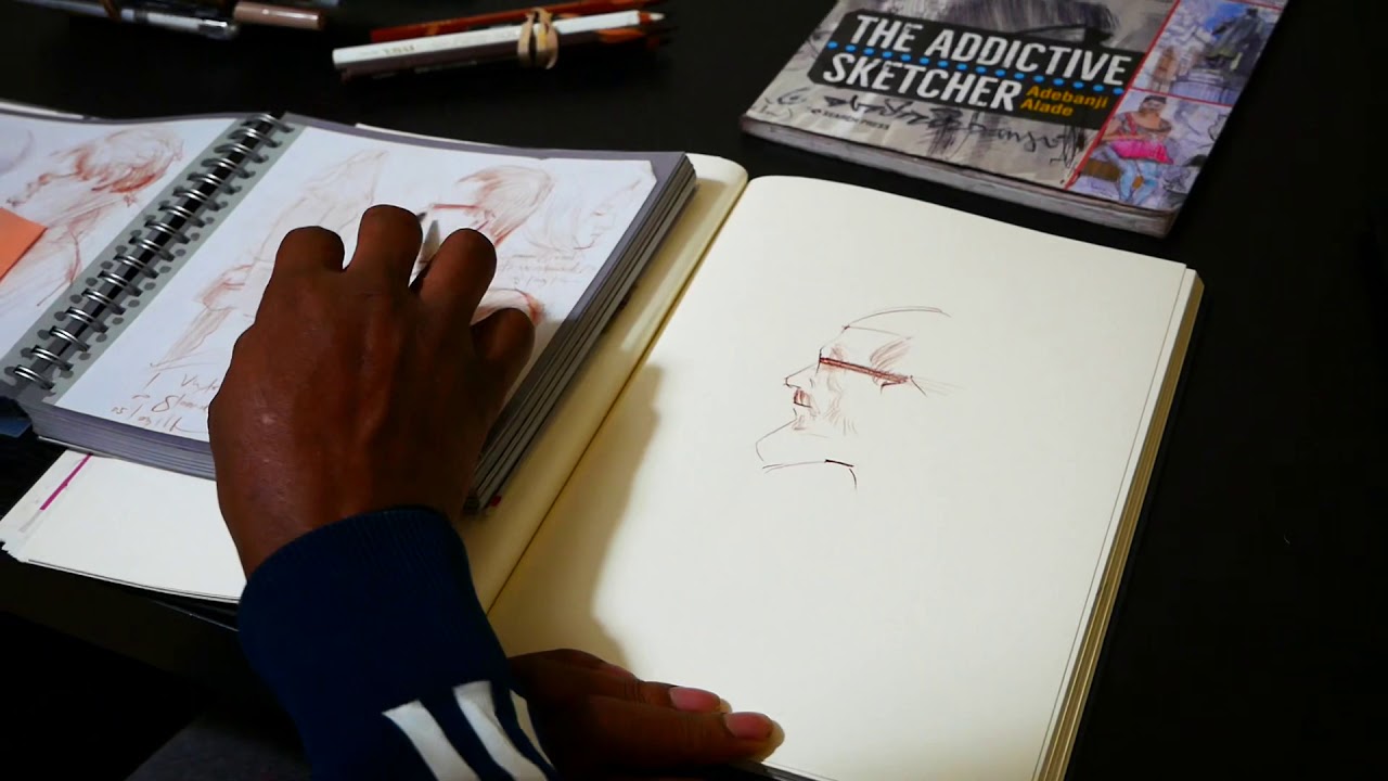 ADDICTIVE SKETCHING DAY 12 with Adebanji Alade. - YouTube