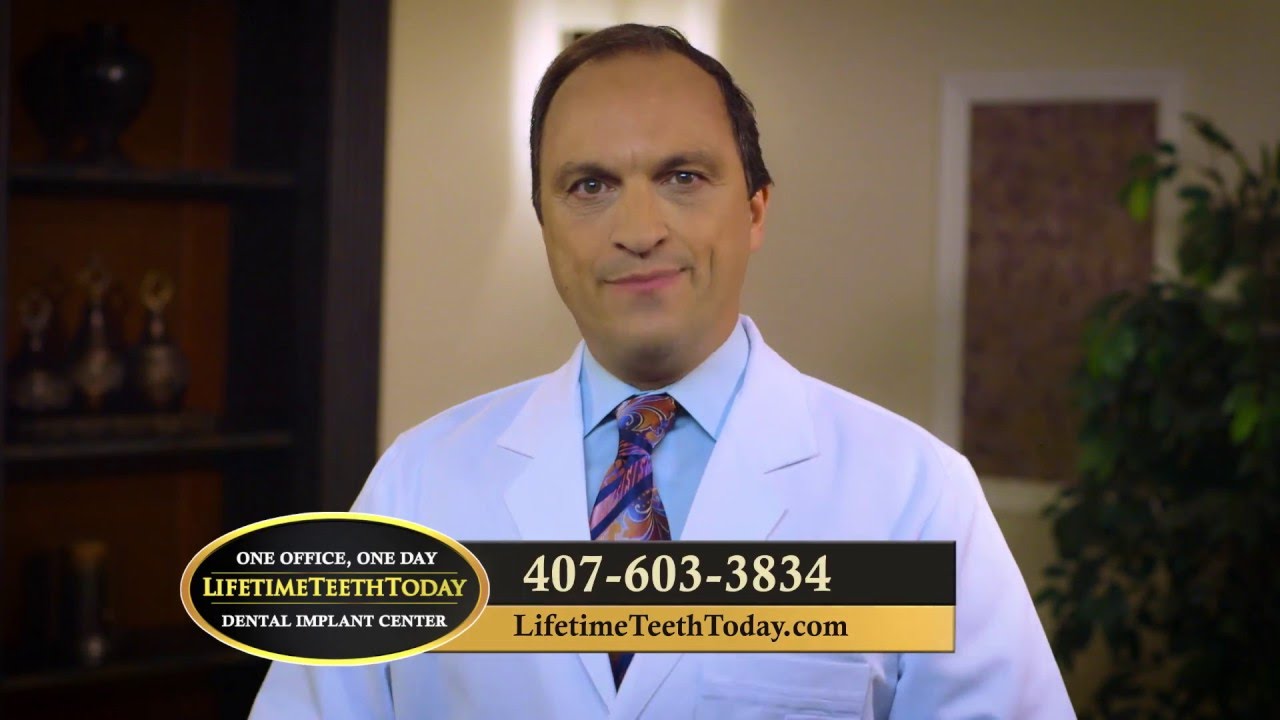 Lifetime Teeth Today | Dr. Ronald Trevisani | All on 4 Dental Implants ...