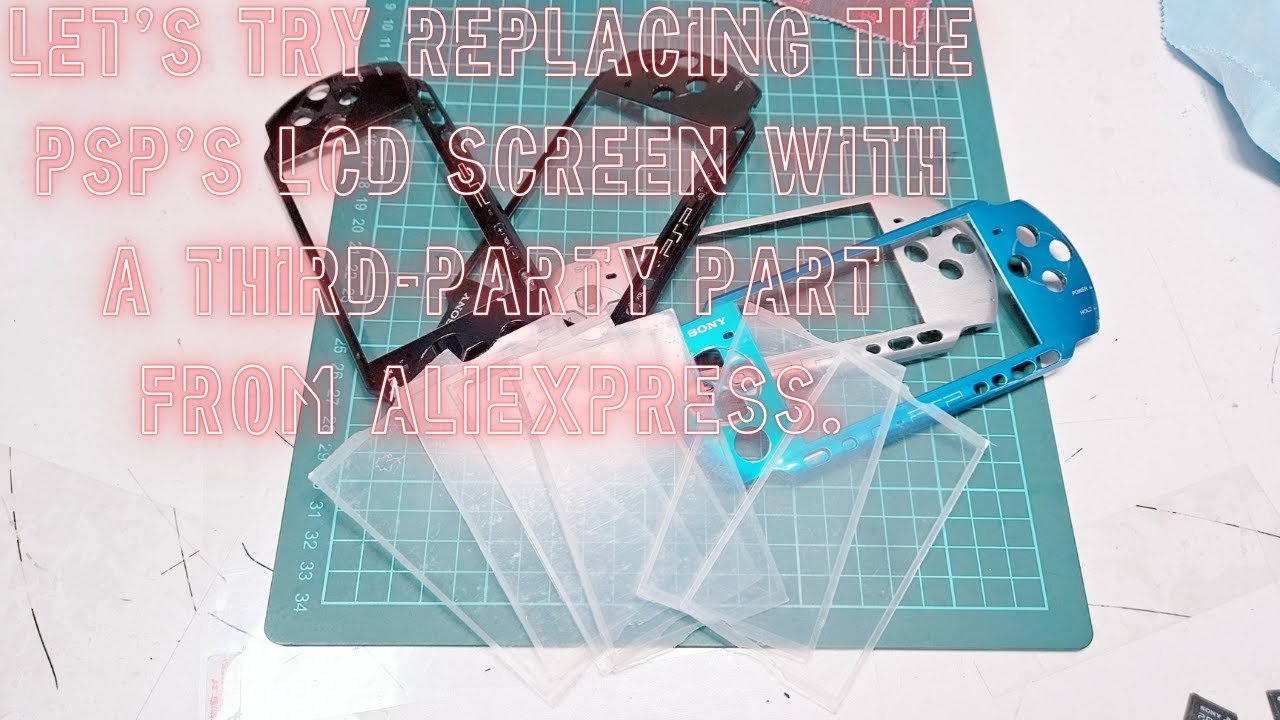 PlayStation Portable (PSP) 3000 LCD Screen Replacement - Part 2 - YouTube