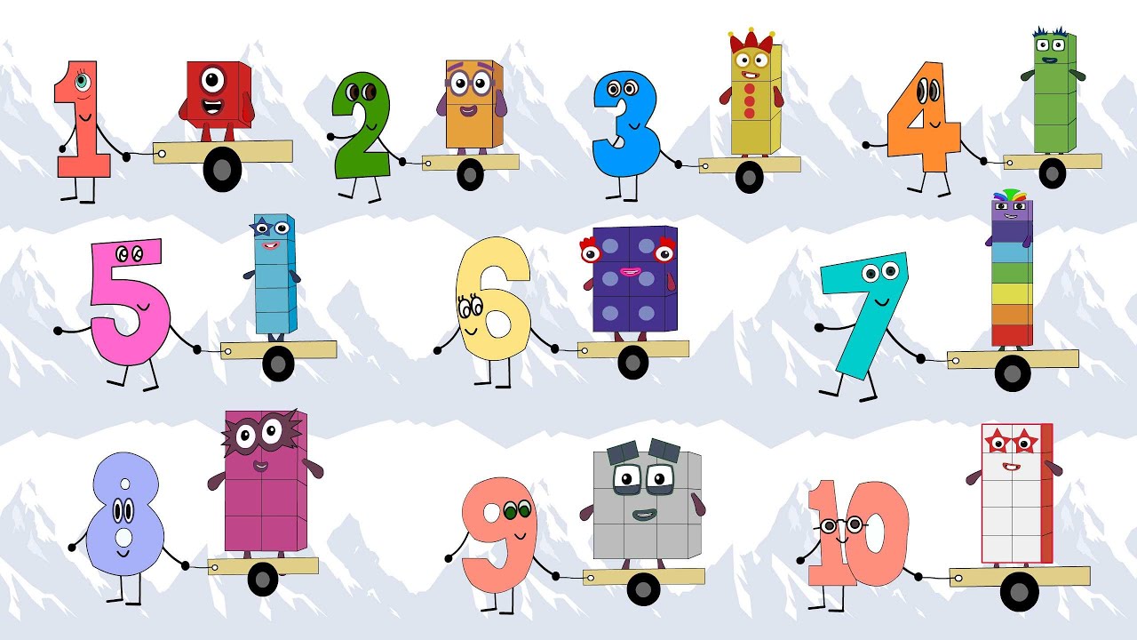 Numberblocks 1 to 10 | Let's Count with Blocks! | Fun Math for Kids ...