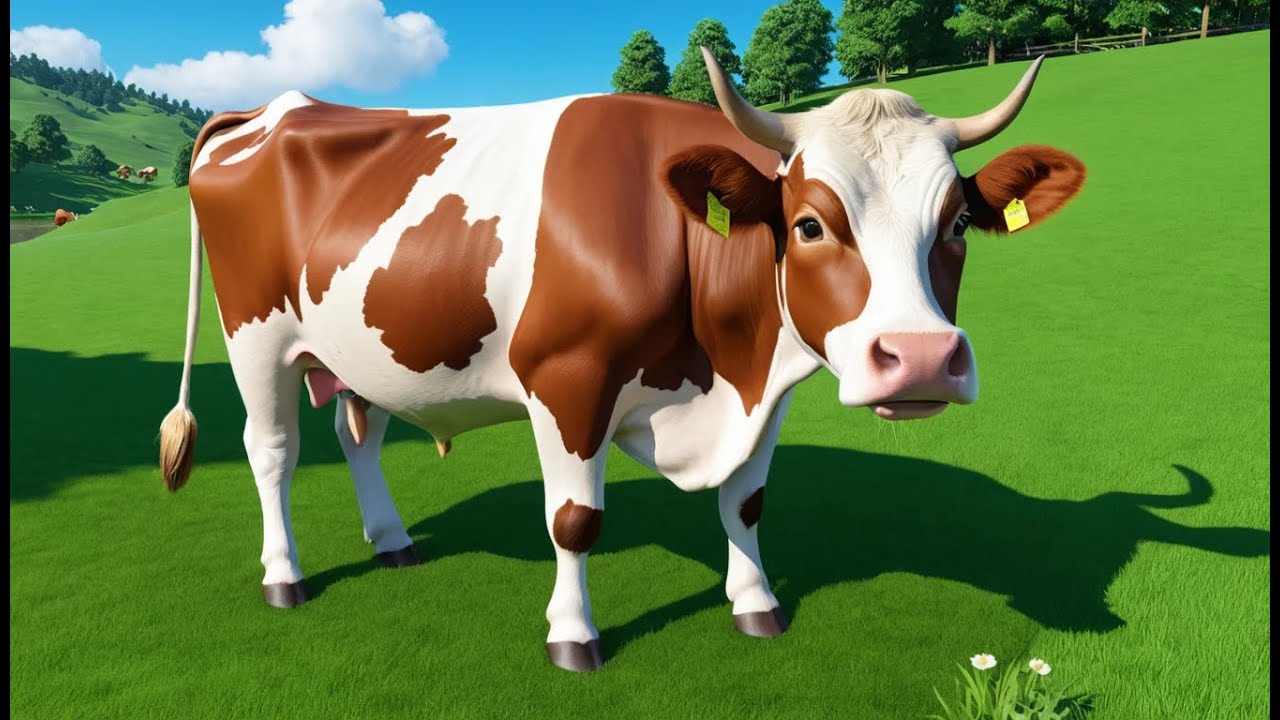 Moo Moo Brown Cow | Fun Nursery Rhyme for Kids | Sing-Along Song - YouTube