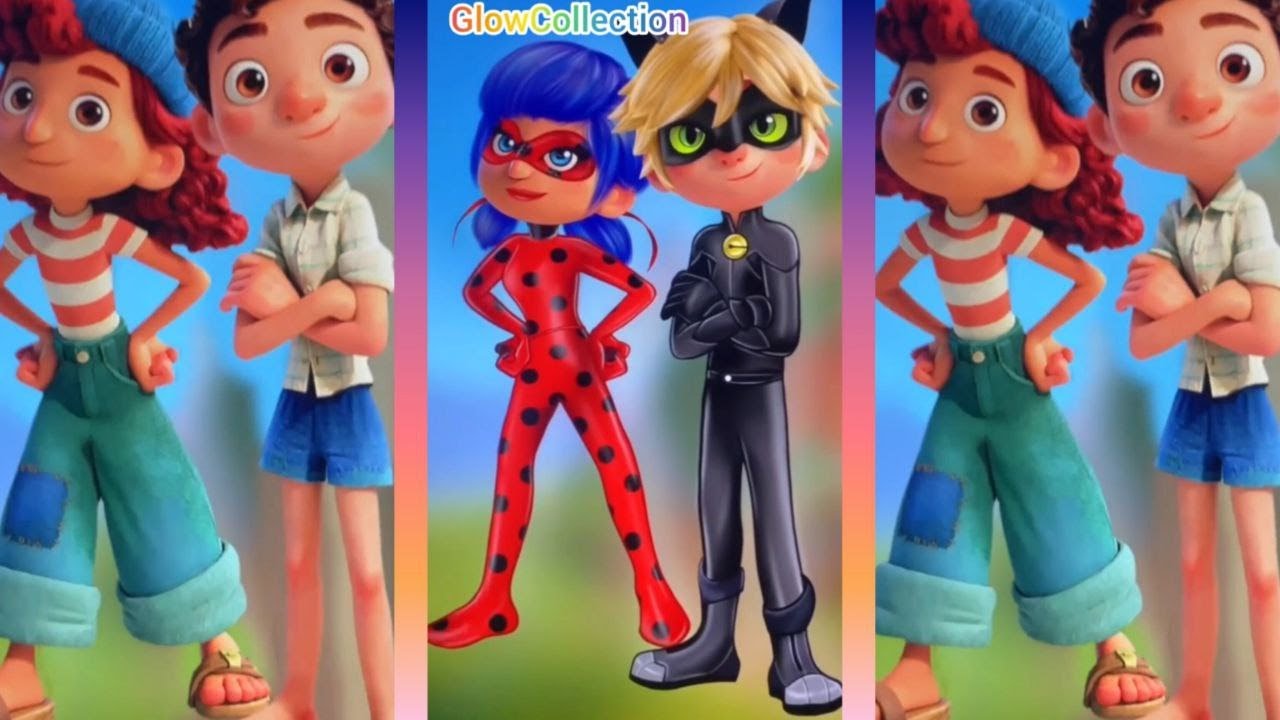 Luca Pixar Glow Up into Miraculous Ladybug Glow Up - Disney ...