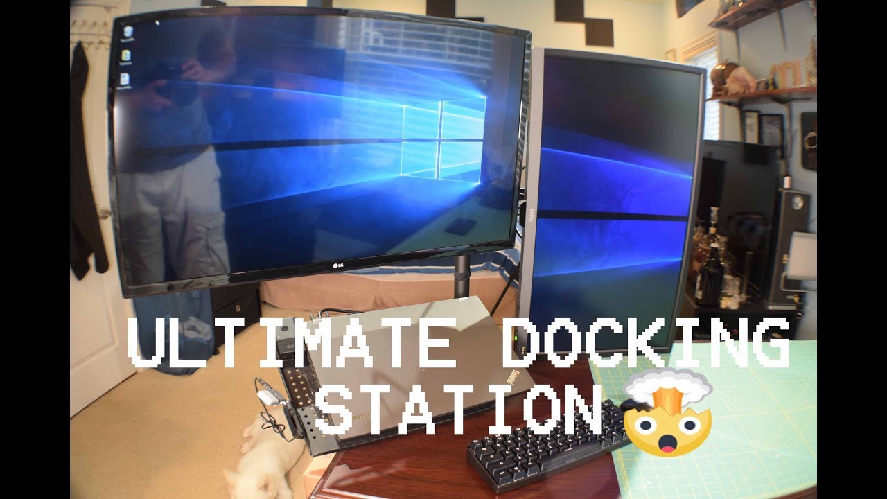 Making the Ultimate Laptop Docking Station More Epic - YouTube