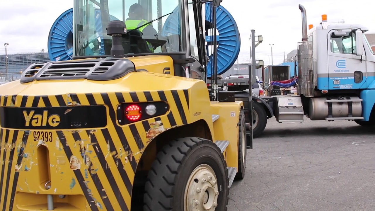 Cable Reel Loading - YouTube