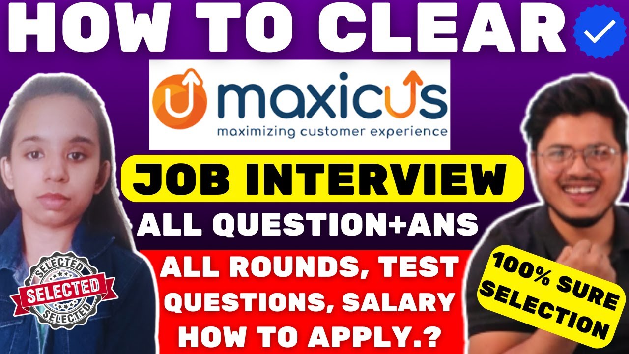 How to Clear Maxicus customer support Interview😍| Maxicus Interview ...