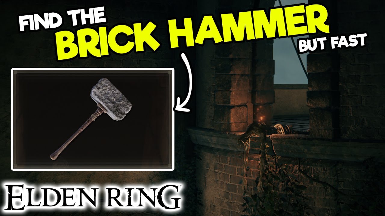 How to get the BRICK HAMMER in Elden Ring - Map Location - STORMVEIL ...