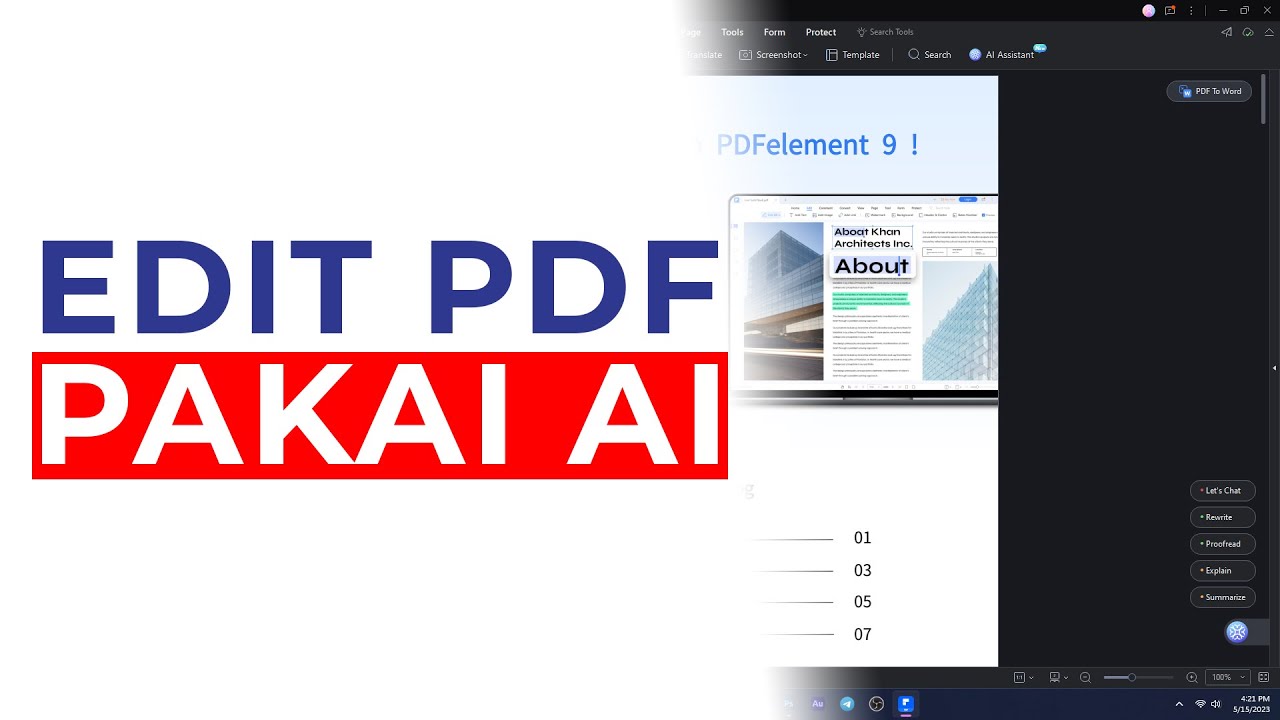 AI LAGI! Edit File PDF Pakai AI Dengan PDF Element MANTAP - YouTube