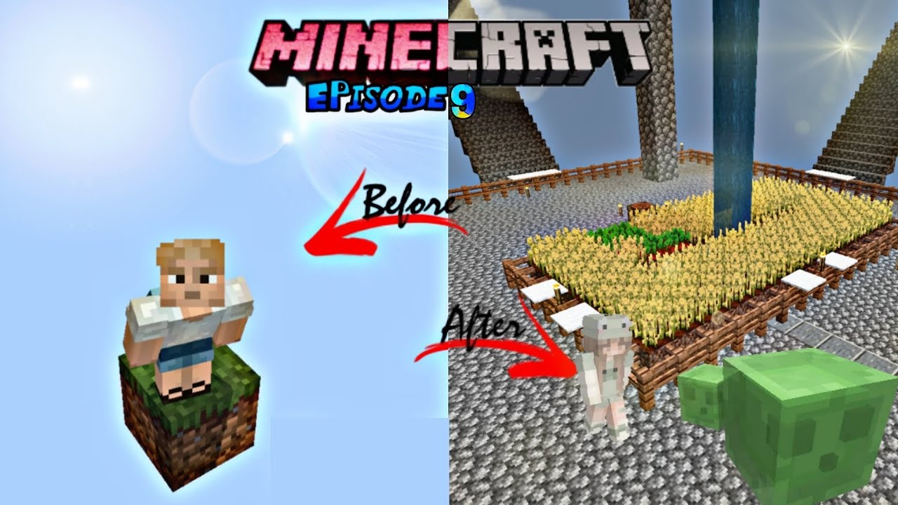 I MADE WEET FARM IN MINECRAFT ONE BLOCK - YouTube