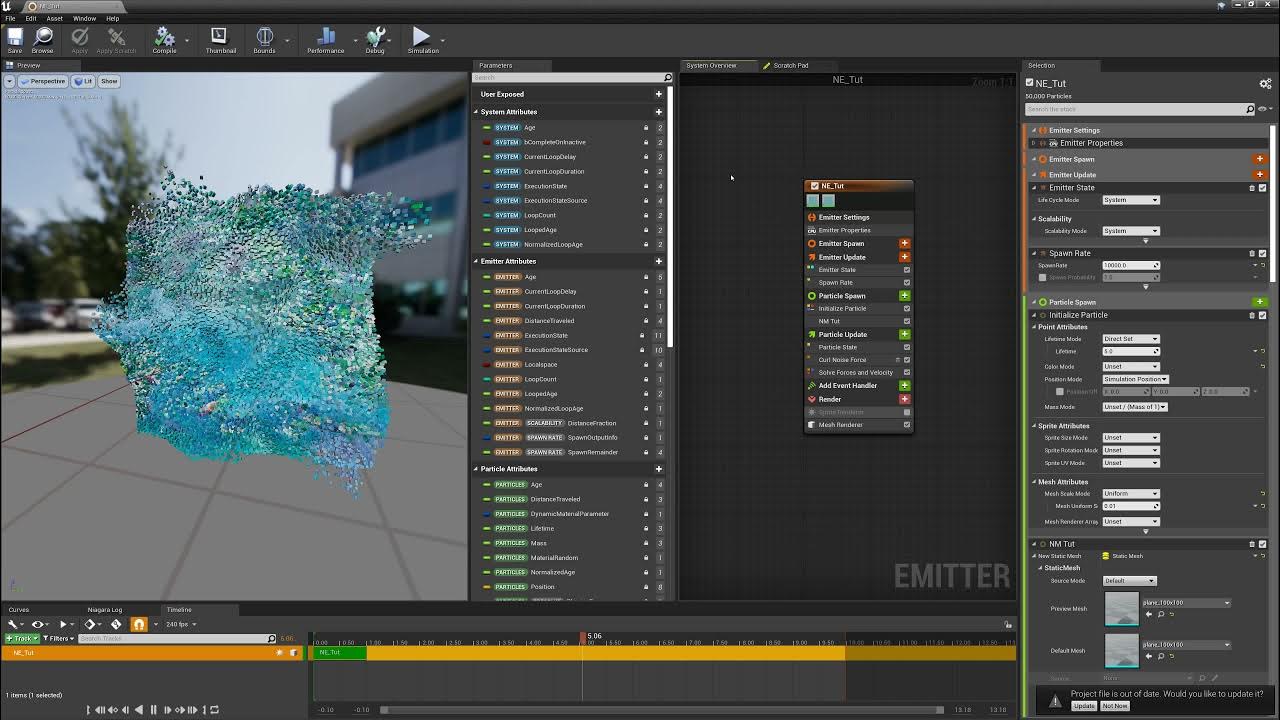 Unreal Engine | Niagara - Texture 2D Sample x Curl Noise Force (Tutorial on Patreon) - YouTube