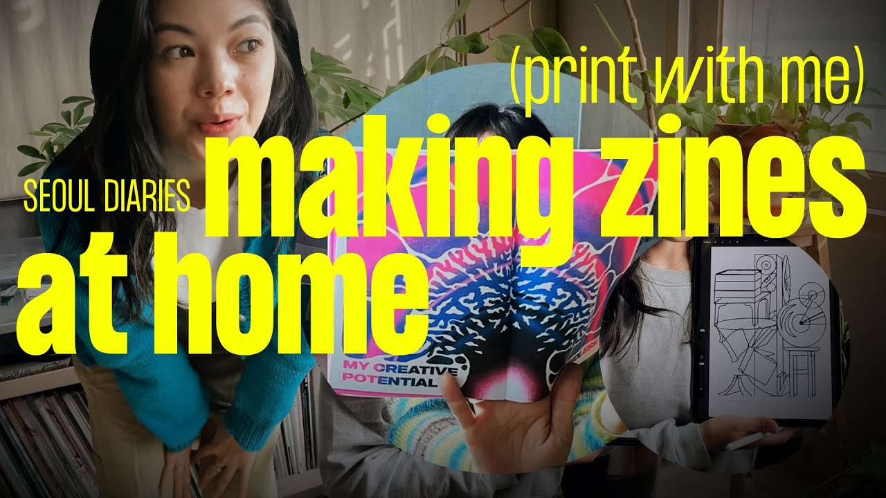 Let's Make a ZINE | DIY-ing it at home and a creative reset - YouTube