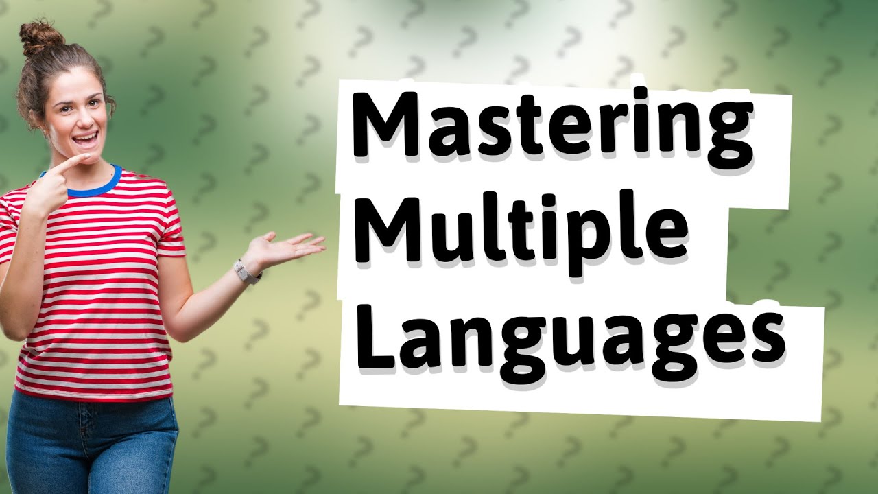 How Can I Learn and Understand Multiple Languages? - YouTube