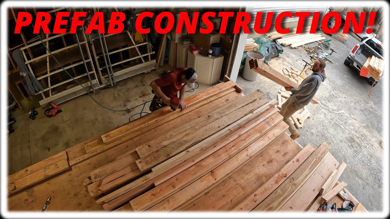 Starting To Prefab Headers, Crippler Walls, And King And Jack Studs For ...