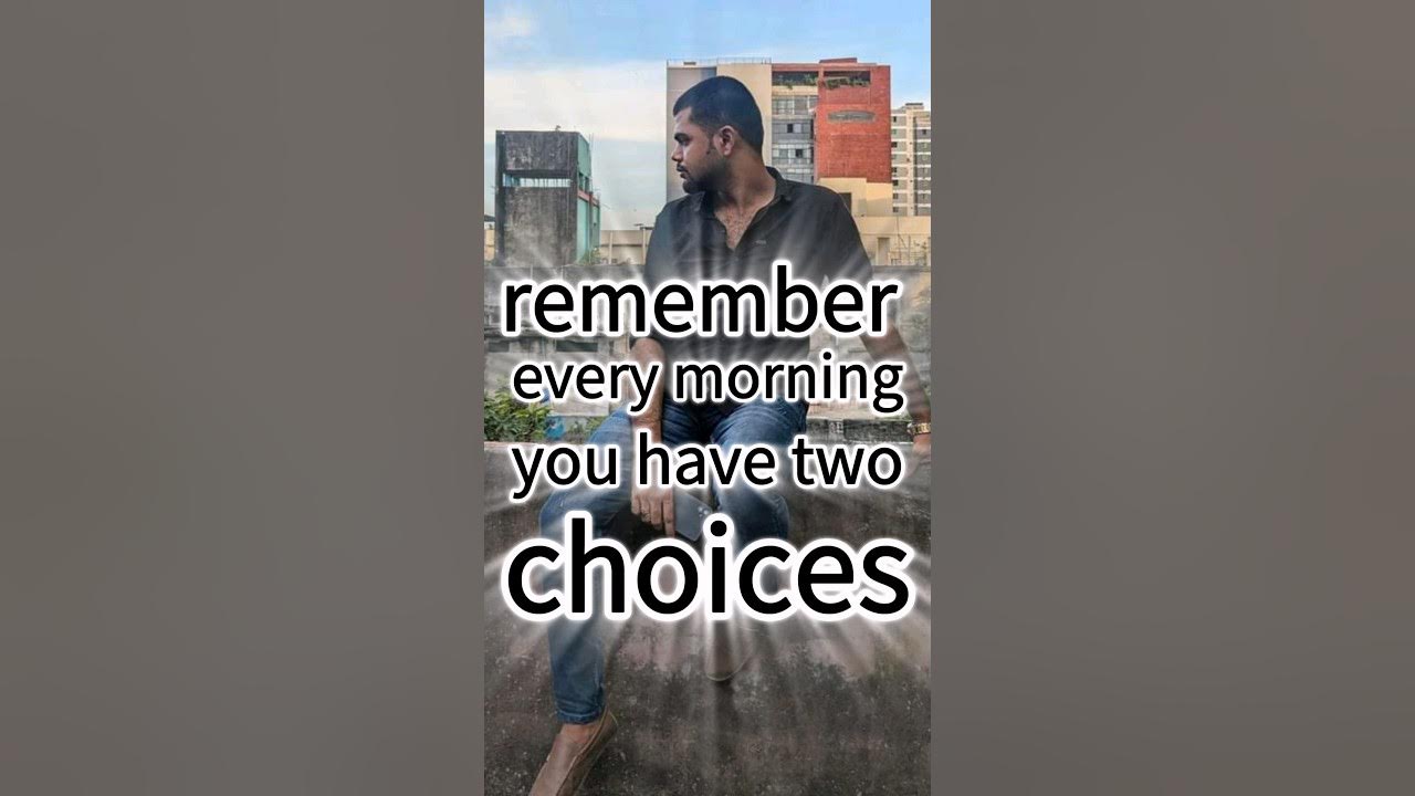 How Your Morning Choices Change Your Life (Better Day) - YouTube