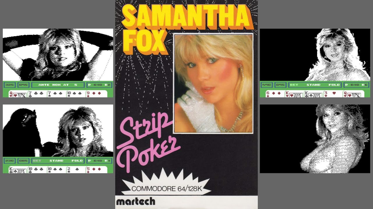 [C64] Samantha Fox Strip Poker (1986) - YouTube