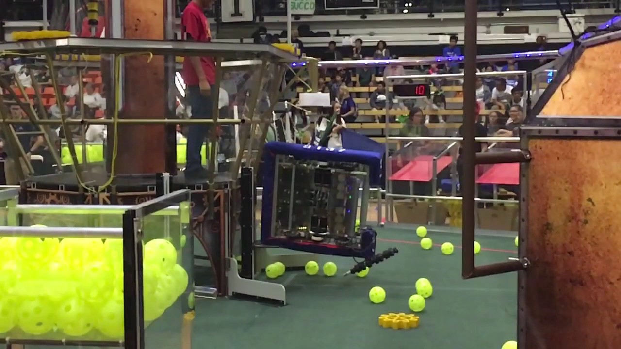 2017 FRC Iron Kodiaks Team #5137 Ventura Q23 Match Slow-mo climb - YouTube