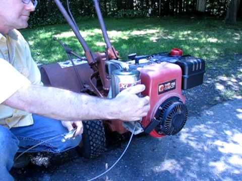 Tecumseh HM80 - 155582R for Troy Bilt Horse Rototiller - YouTube