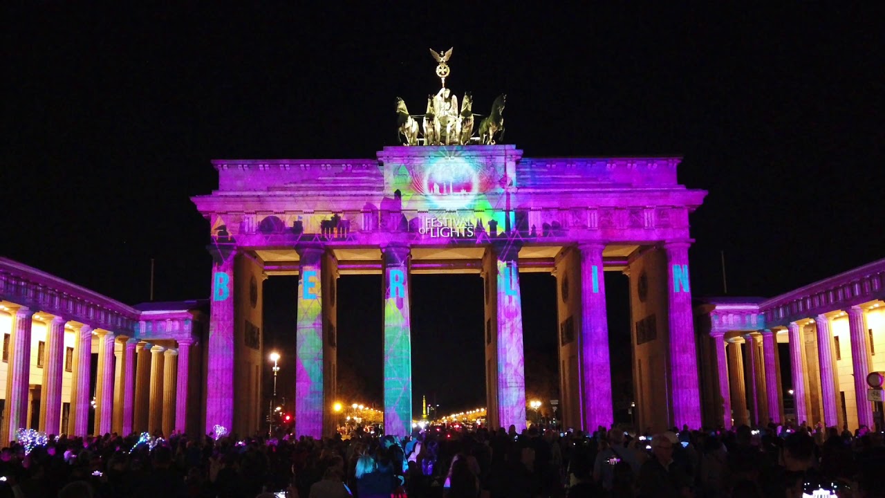 Festival of Lights Berlin 2019 Brandenburger Tor - YouTube